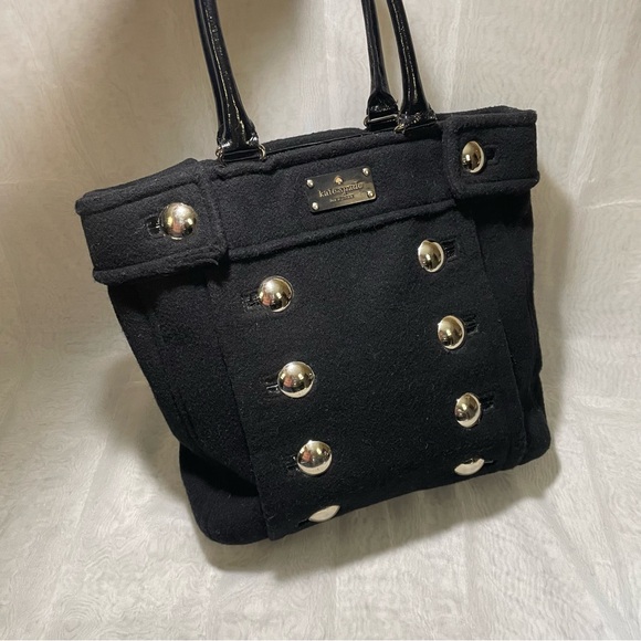 Bags | Kate Spade Fox Chapel Shari Large Wool Italian Felt Tote Euc ...